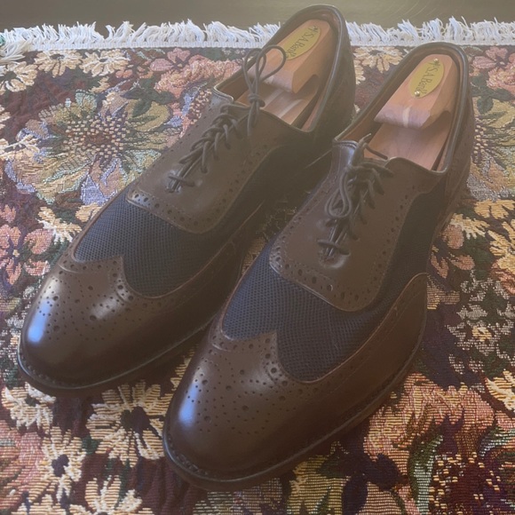 Allen Edmonds | Shoes | Nwob Allen Edmonds Strawfut Mesh Brown Leather ...